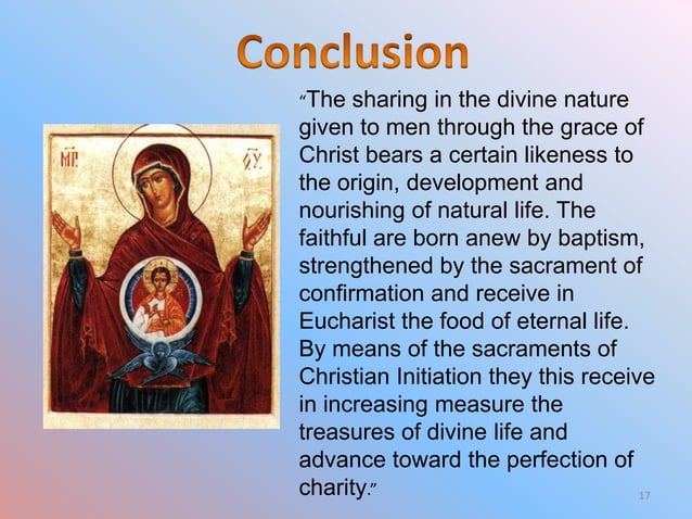 The Sacraments Of Initiation | PPTX