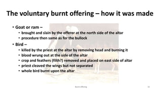 The sacrifices burnt offering | PPTX