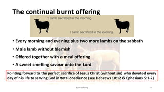 The sacrifices burnt offering | PPTX