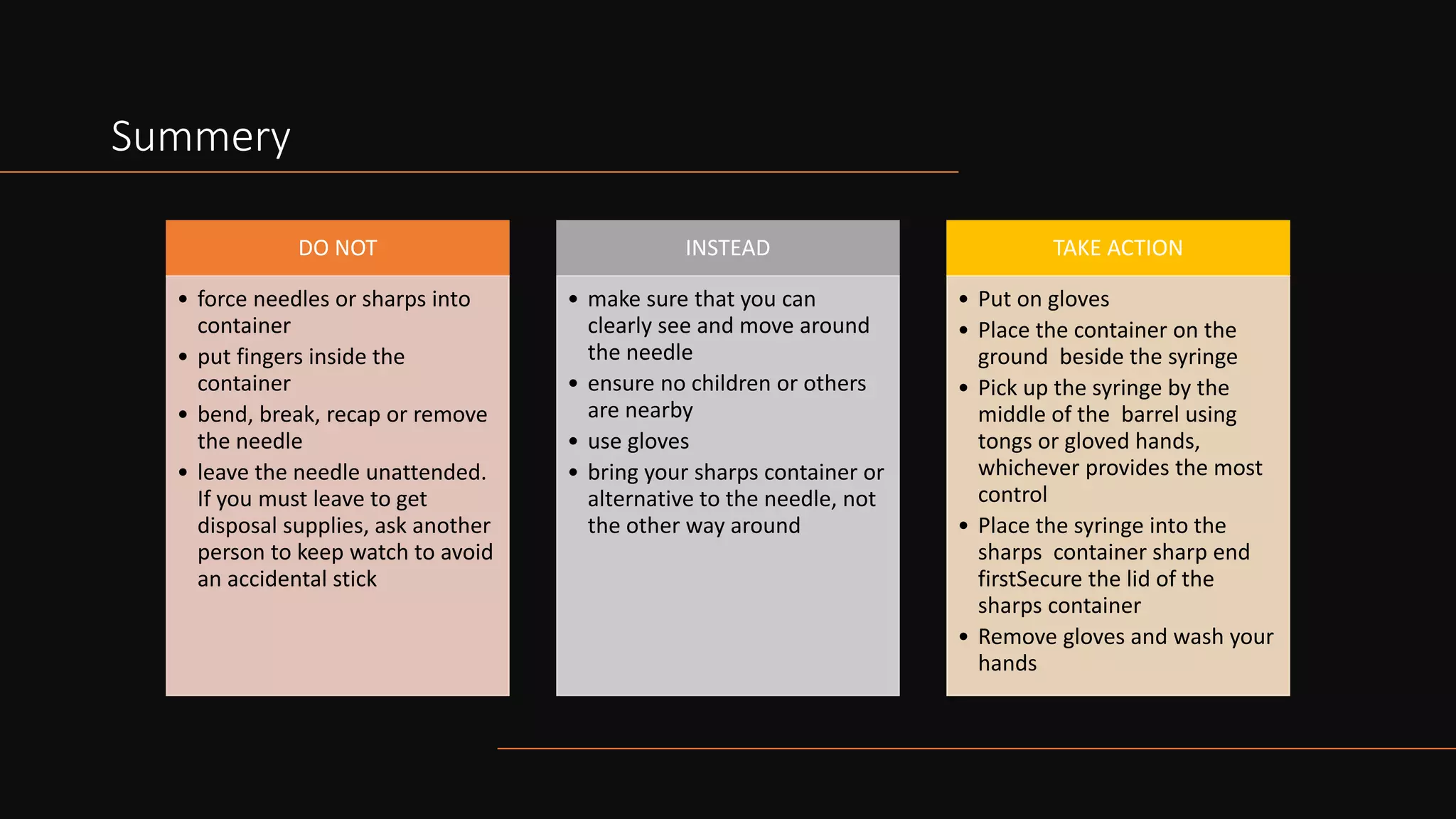 The Safe Handling and Disposal of Sharps.pptx