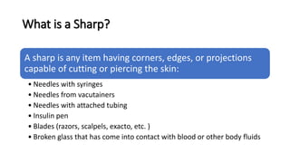 The Safe Handling and Disposal of Sharps.pptx