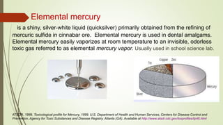The hazard use of mercury in dental clinic | PPTX