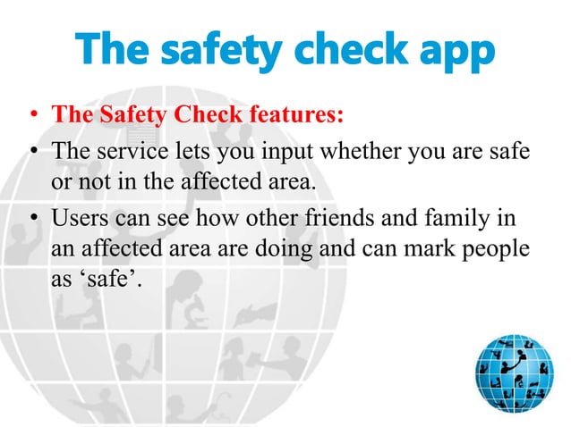 The safety chek app | PPT