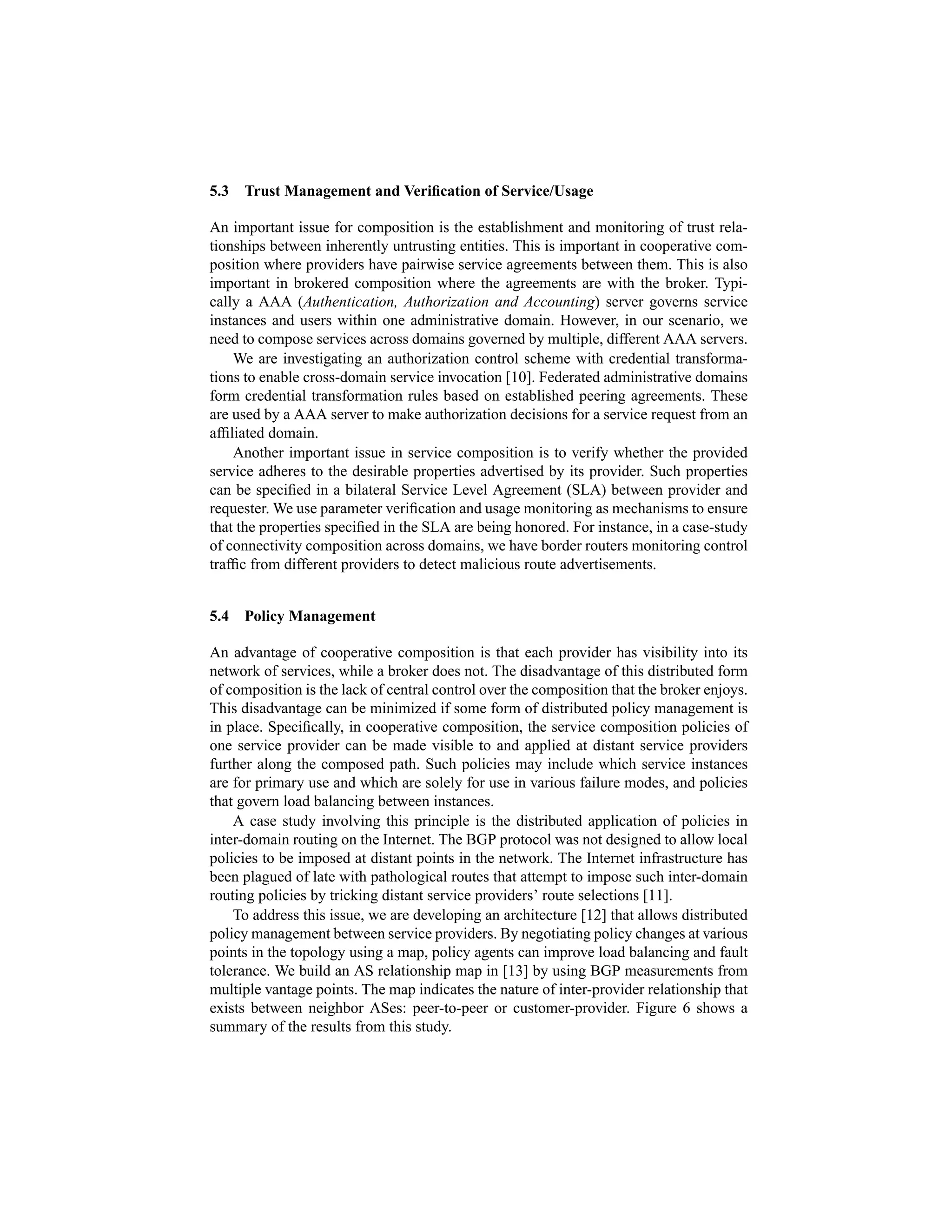 The SAHARA Model for Service Composition Across Multiple Providers ...