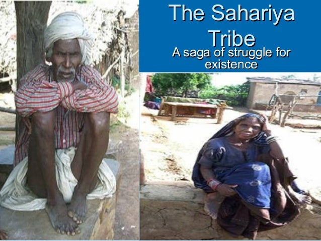 The sahariya tribe