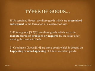 The Sale of Goods Act, 1930 | PPT