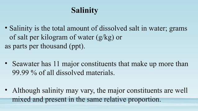 THE SALINITY OF OCEAN (anthony rep.).pptx