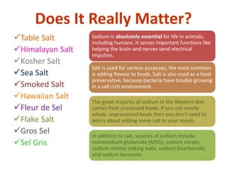 The salt on salt | PPTX