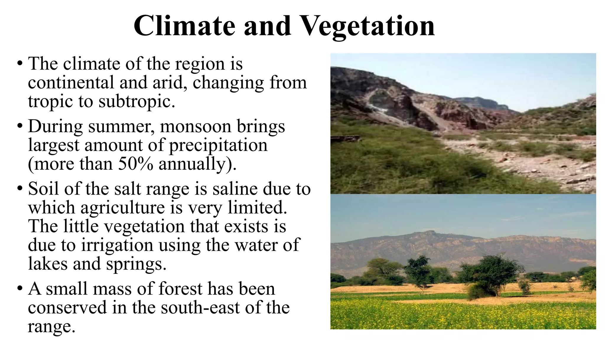 The Salt range and Potwar Plateau | PPTX