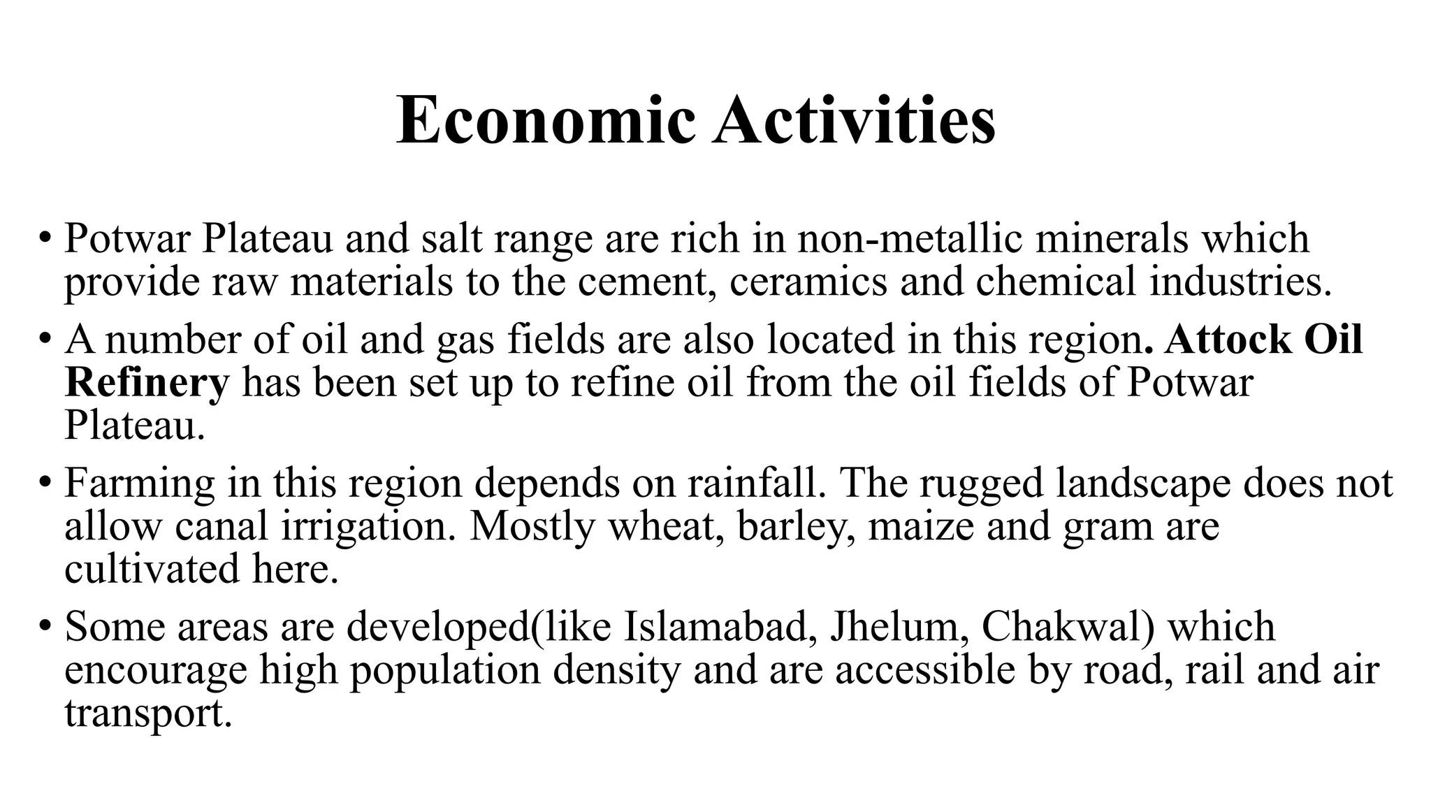 The Salt range and Potwar Plateau | PPTX