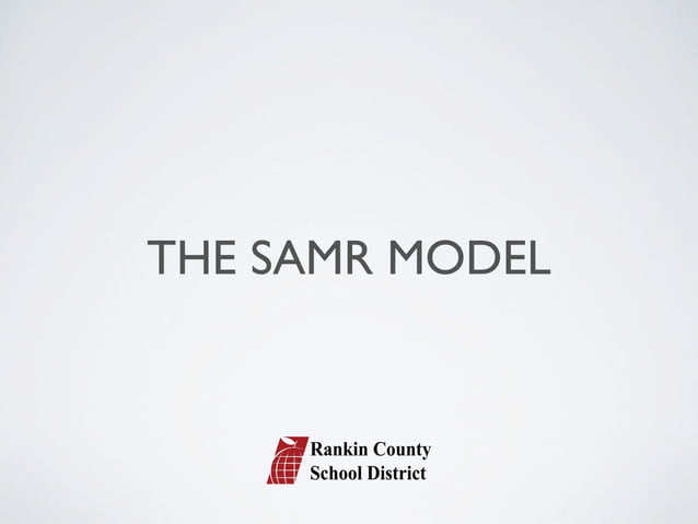 The SAMR Model | PPT