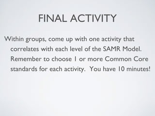 The SAMR Model | PPT