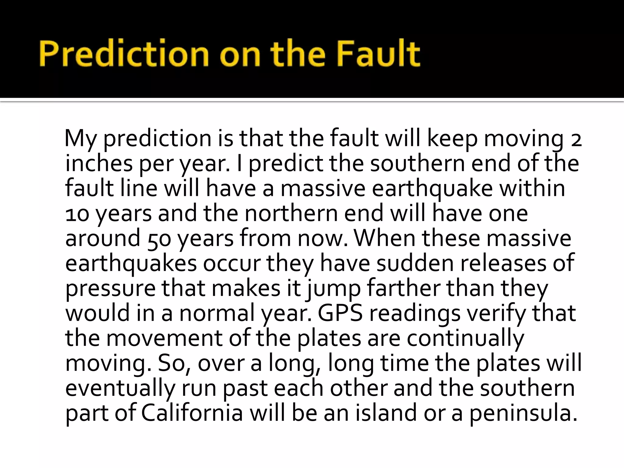 The san andreas fault | PPTX