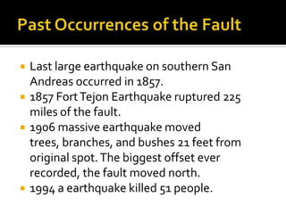The san andreas fault | PPTX