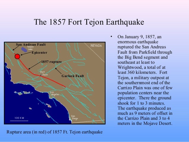 1857 Fort Tejon earthquake - Alchetron, the free social encyclopedia