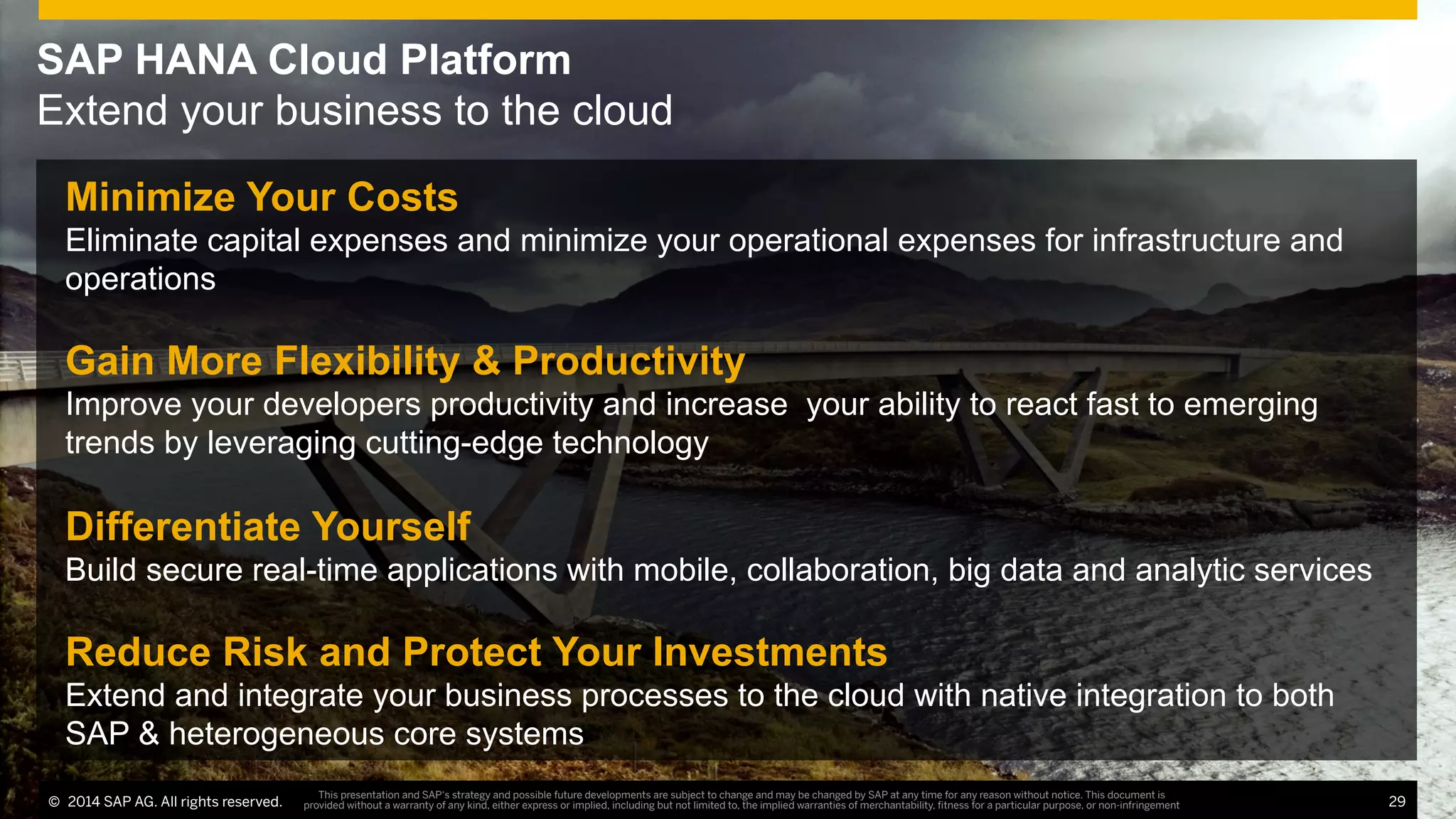 The SAP Hana Cloud platform | PPT