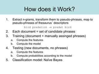 Thesaurus based Index Term Extraction | PPT