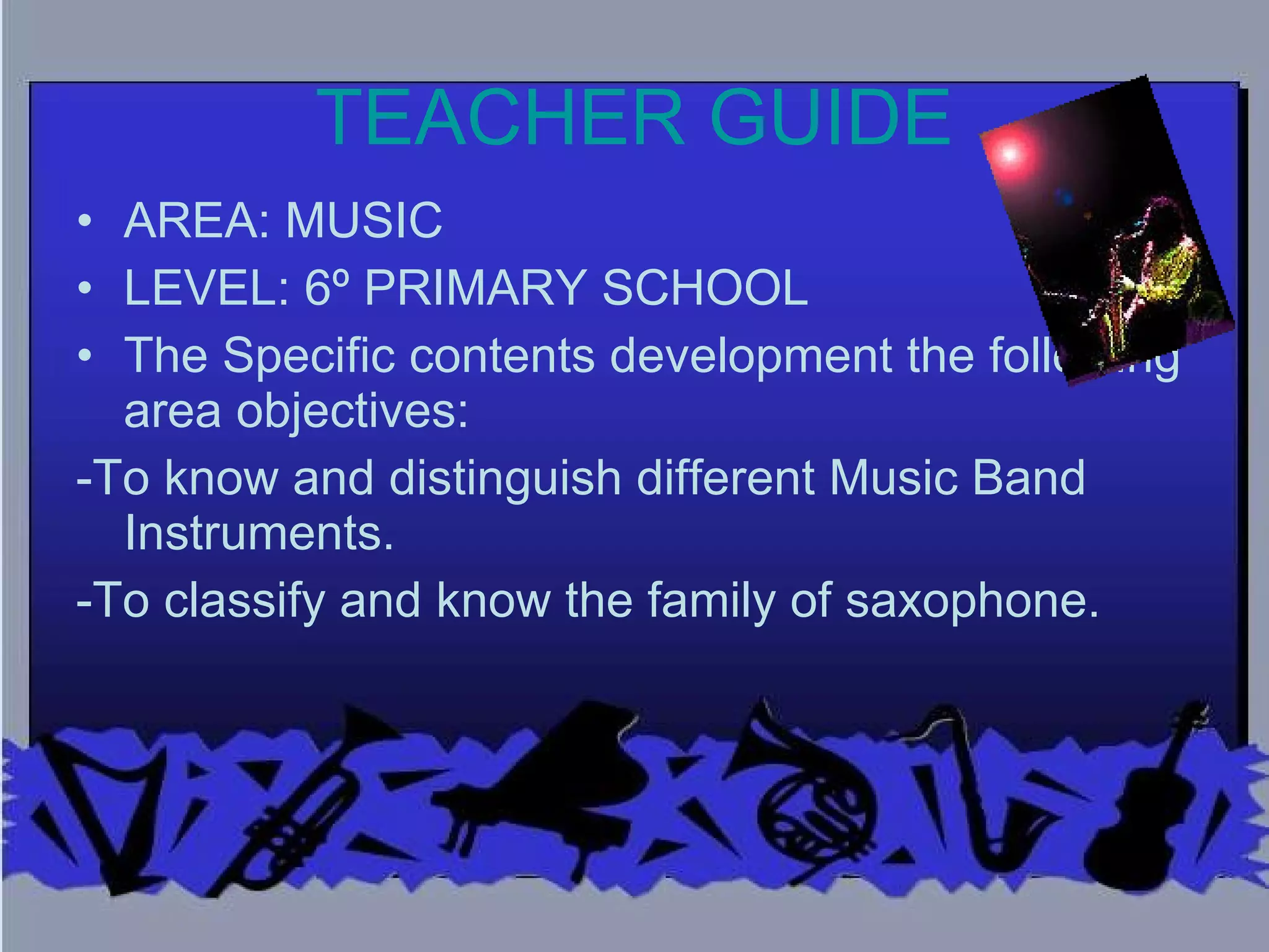 The saxophone wonderful world | PPT