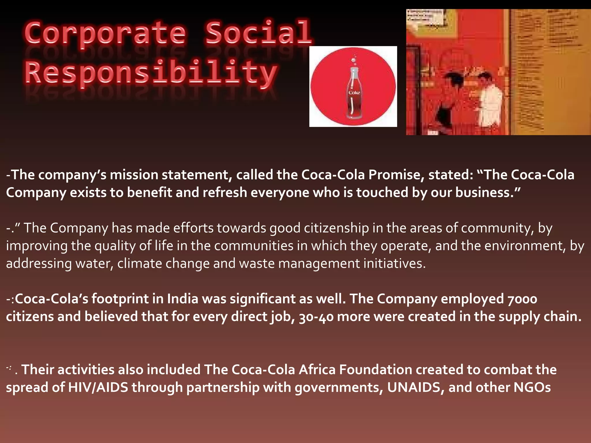 THE COKE SCANDAL | PPT