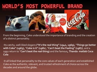 THE COKE SCANDAL | PPT
