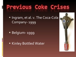 THE COKE SCANDAL | PPT