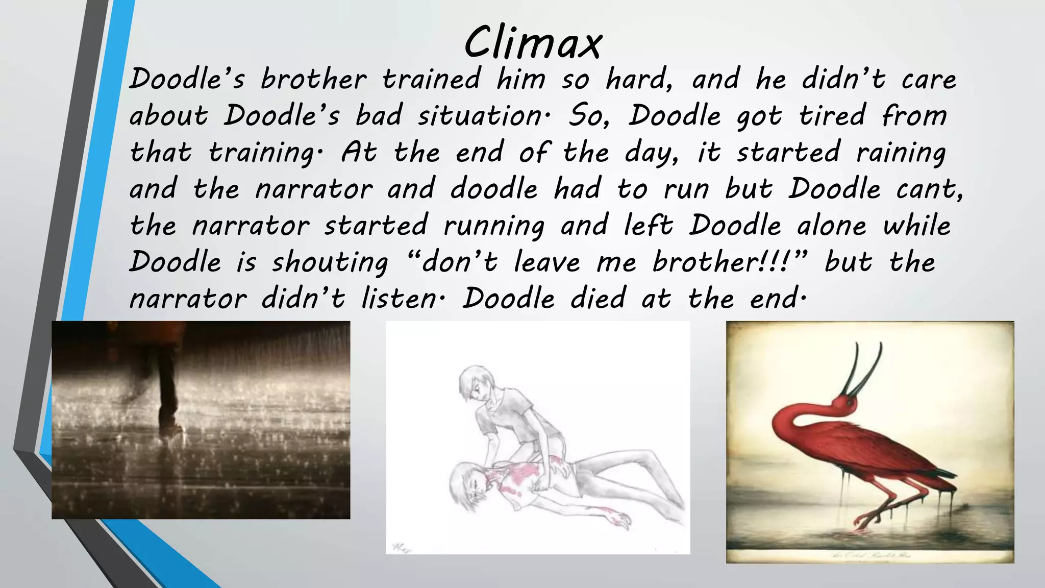 The scarlet ibis: Plot | PPTX