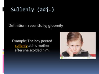 The scarlet ibis vocabulary.ppt