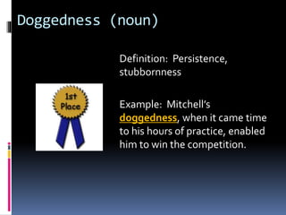 The scarlet ibis vocabulary.ppt