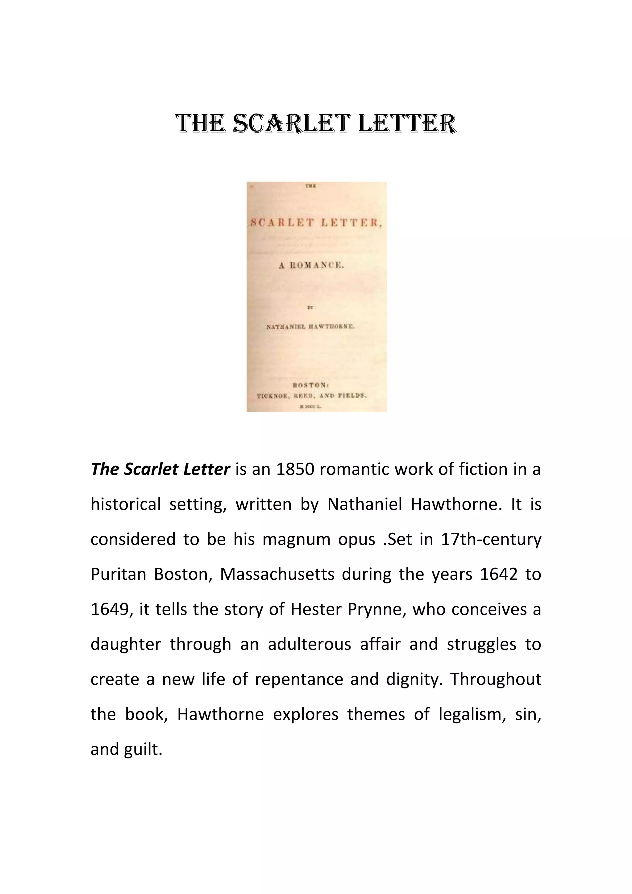 The scarlet letter | PDF