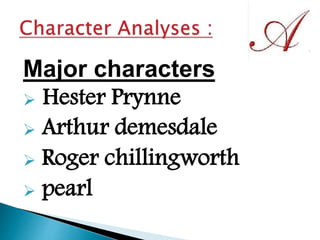 The scarlet letter (characterization) | PPT
