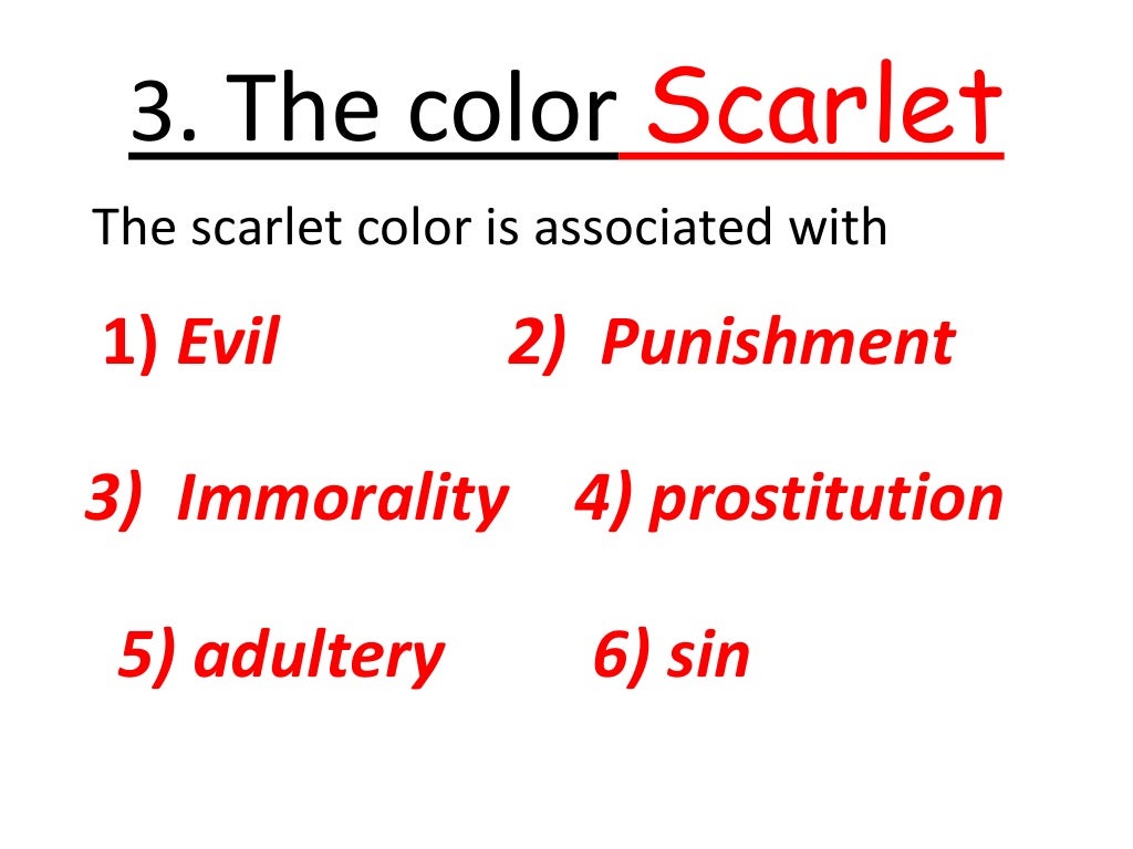 The scarlet letter (themes & symbols)