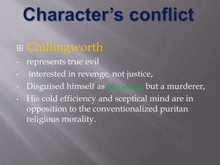 The scarlet letter(conflicts) | PPTX