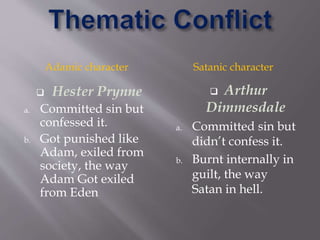 The scarlet letter(conflicts) | PPTX | Christianity | Religion ...