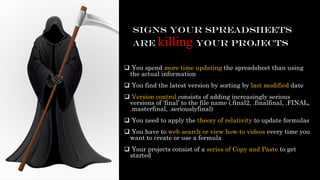 The Scary Truth of Spreadsheets | PPT