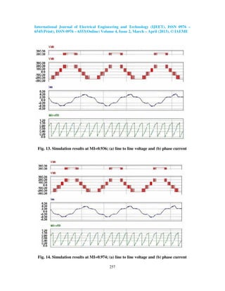 The scheme of three level inverters based on svpwm overmodulation technique | PDF