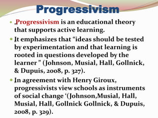 The School and Social Changes | PPTX