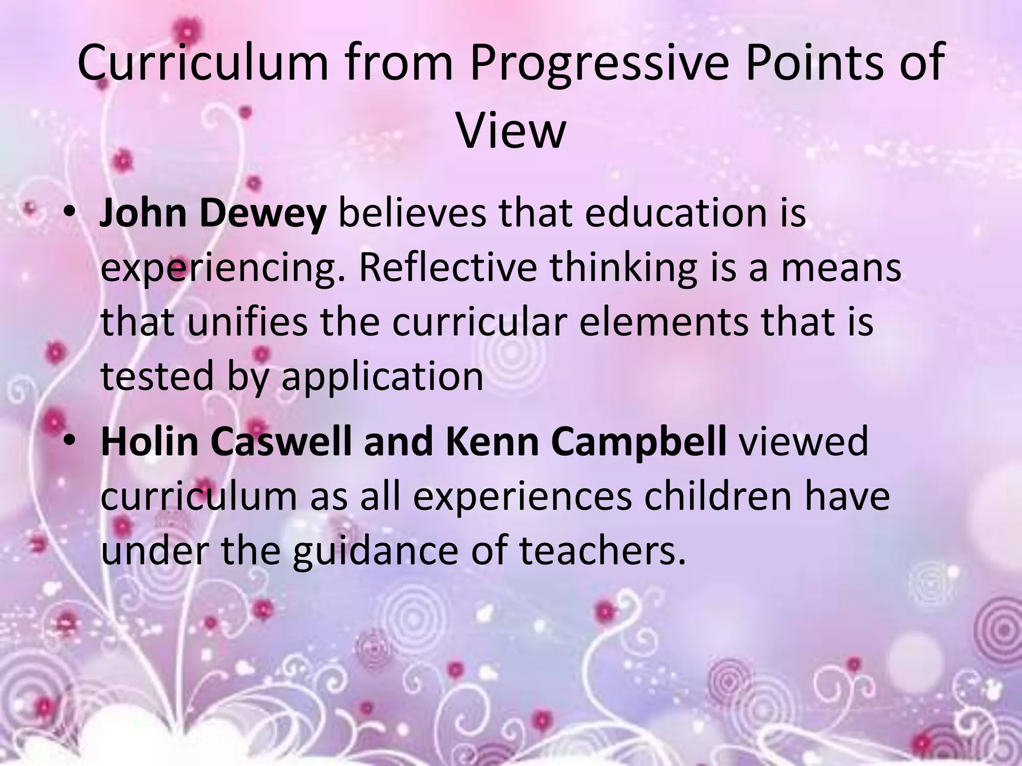 The School Curriculum | PPTX