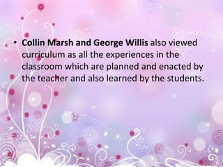 The School Curriculum | PPTX