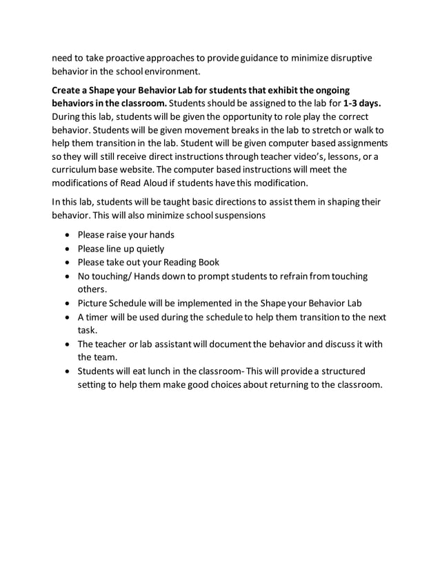 The school discipline policies elementary | PDF