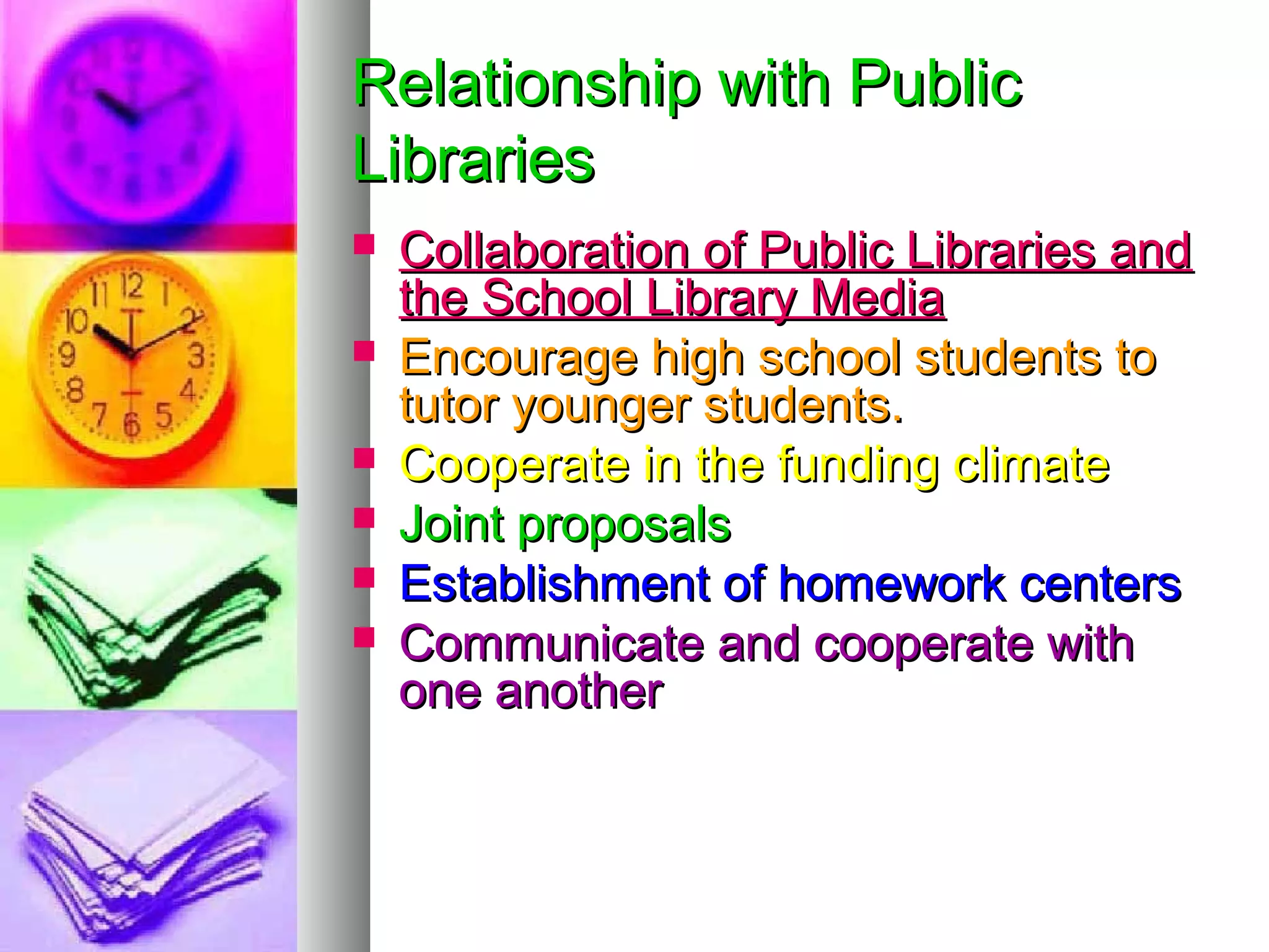 The school library media center in today's world powerpoint | PPT