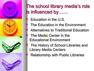 The school library media center in today's world powerpoint | PPT