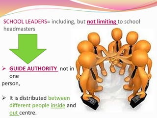 The school management and educational leadership | PPTX