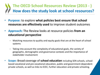 The OECD School Resources Review | PPT