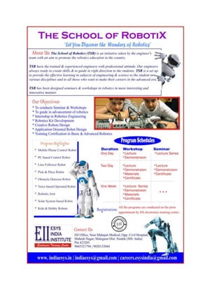 The school robotix_brochure_new | PDF