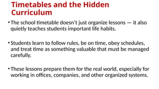 The School Timetable as the Reproduction of Norms.pptx