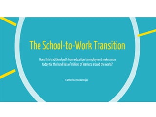 The school to work transition | PDF
