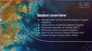 The Science-Based Targets initiative and what it means for projects and ...