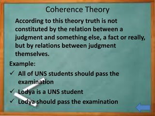 The science and truth | PPT