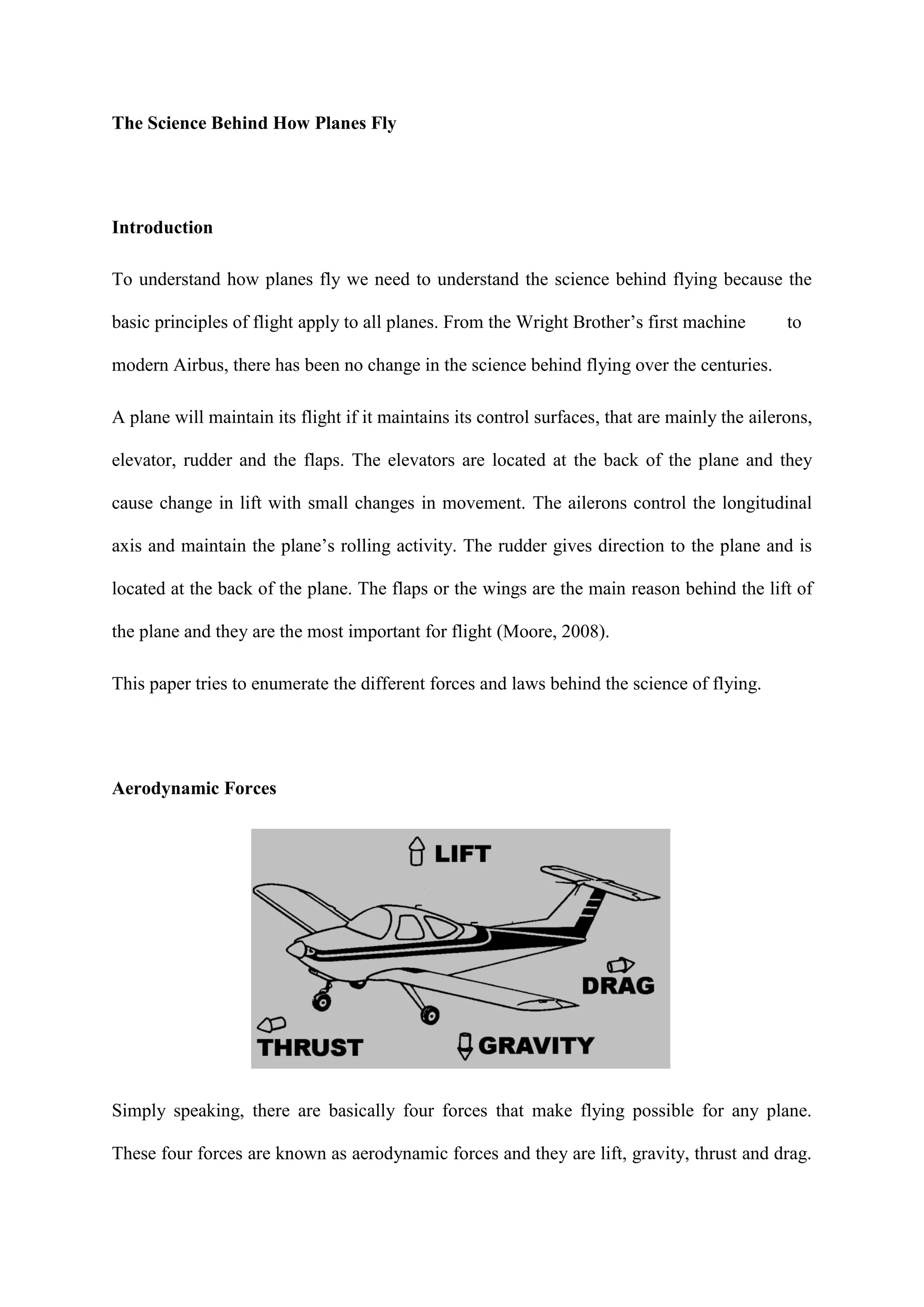 The science behind how planes fly | PDF