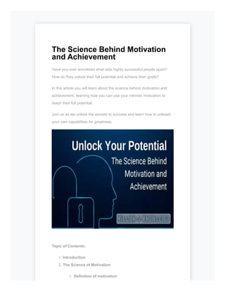 The Science Behind Motivation and Achievement.pdf